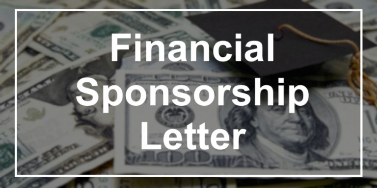 什么是 Financial Sponsor Letter (“经济资助信”)? - (附经济资助信模板) | Ivy-Way留學部落格 | 最 ...
