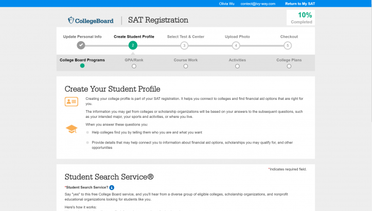 【攻略】如何報名SAT考試？最簡單的詳細完整步驟！ | Ivy-Way留學部落格 | 最即時、完整的美國大學升學資訊