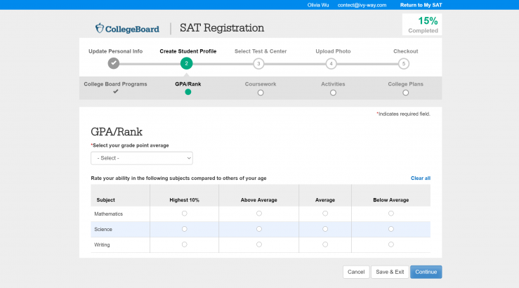 【攻略】如何報名SAT考試？最簡單的詳細完整步驟！ - Ivy-Way留學部落格 | 最即時、完整的美國大學升學資訊
