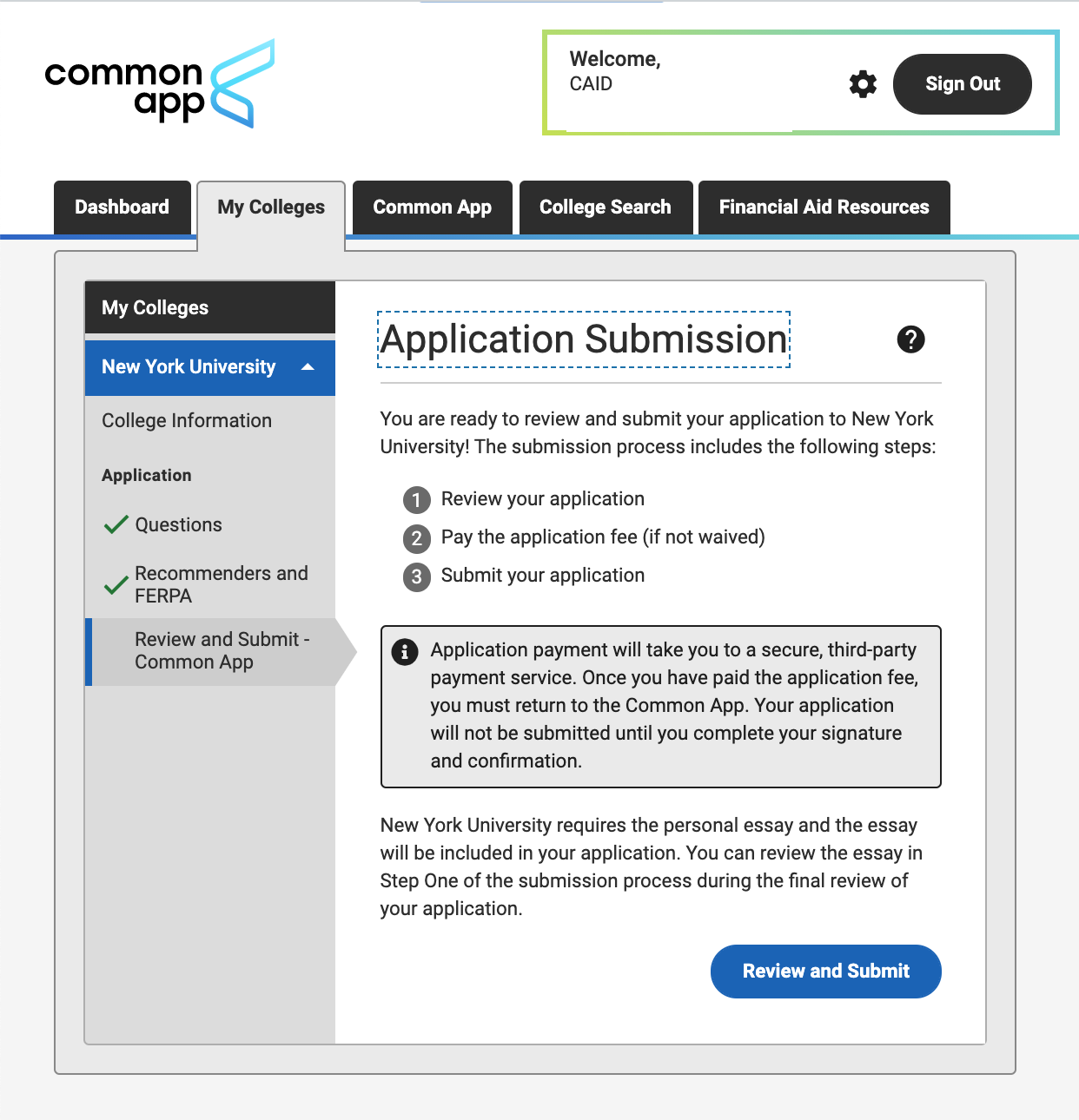 如何遞交Common Application? | Ivy-Way留學部落格 | 最即時、完整的美國大學升學資訊