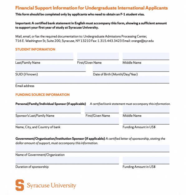 國際生要如何填寫財力證明 (Financial Statement) 給美國大學？(附銀行財務證明範例) | Ivy-Way留學部落格 | 最 ...