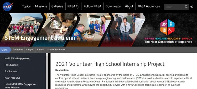 15個高中生實習機會（美國） | Ivy-Way留學部落格 | 最即時、完整的美國大學升學資訊