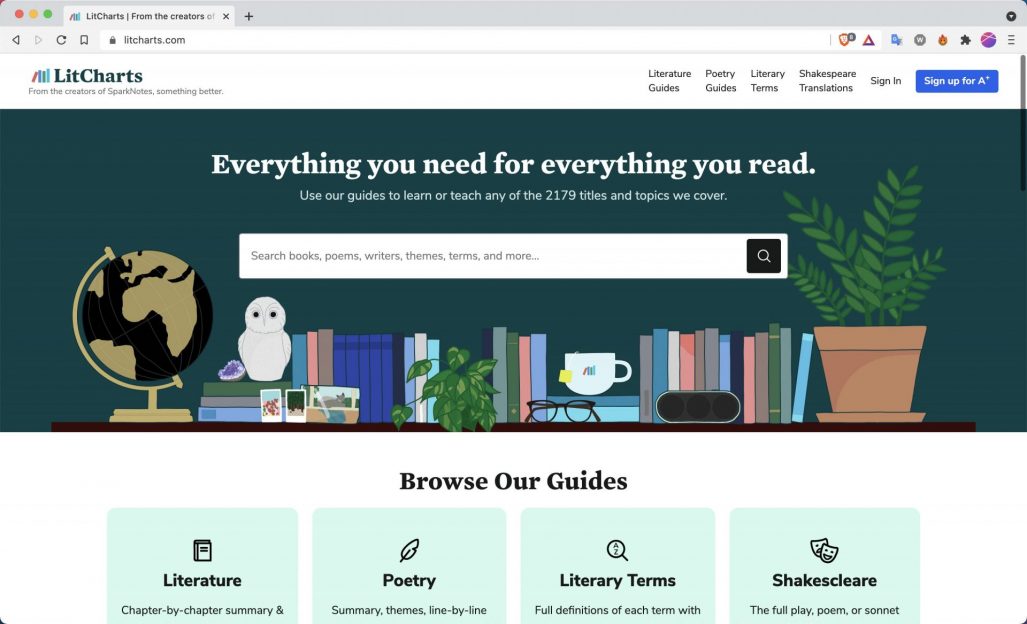 SparkNotes, LitCharts, CliffsNotes, 這3個小說筆記網站幫你稱霸高中英文文學課！ | Ivy-Way留學部落 ...