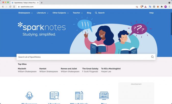 SparkNotes, LitCharts, CliffsNotes, 這3個小說筆記網站幫你稱霸高中英文文學課！ | Ivy-Way留學部落 ...