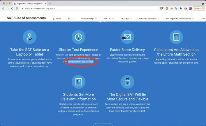 【闢謠】新的 Digital SAT 考題已在網路上曝光？網路上的雜訊該相信嗎？ | Ivy-Way留學部落格 | 最即時、完整的美國大學升學資訊