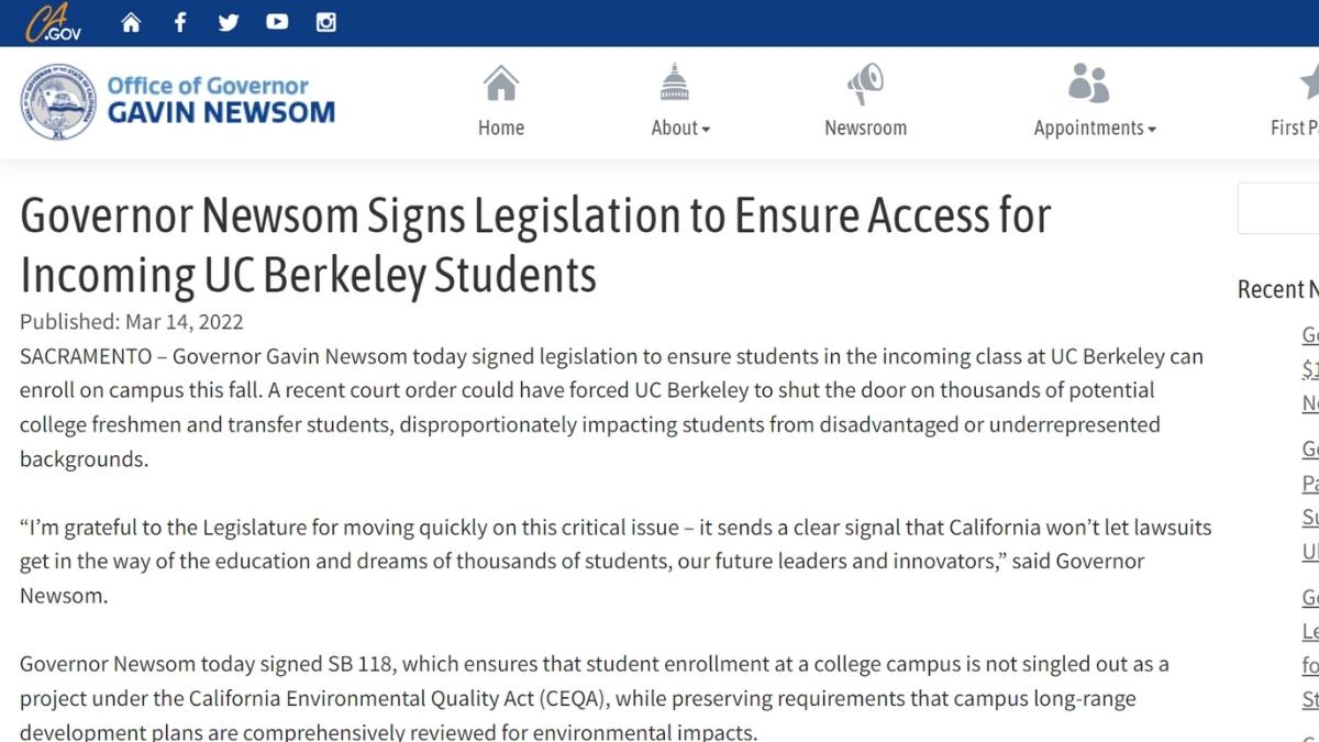 【新聞】大反轉！UC Berkeley 法庭案件被撤銷！ | Ivy-Way留學部落格 | 最即時、完整的美國大學升學資訊