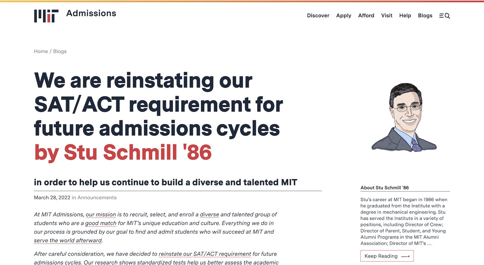 最新公告！MIT 將恢復 SAT/ACT 要求 | Ivy-Way留學部落格 | 最即時、完整的美國大學升學資訊